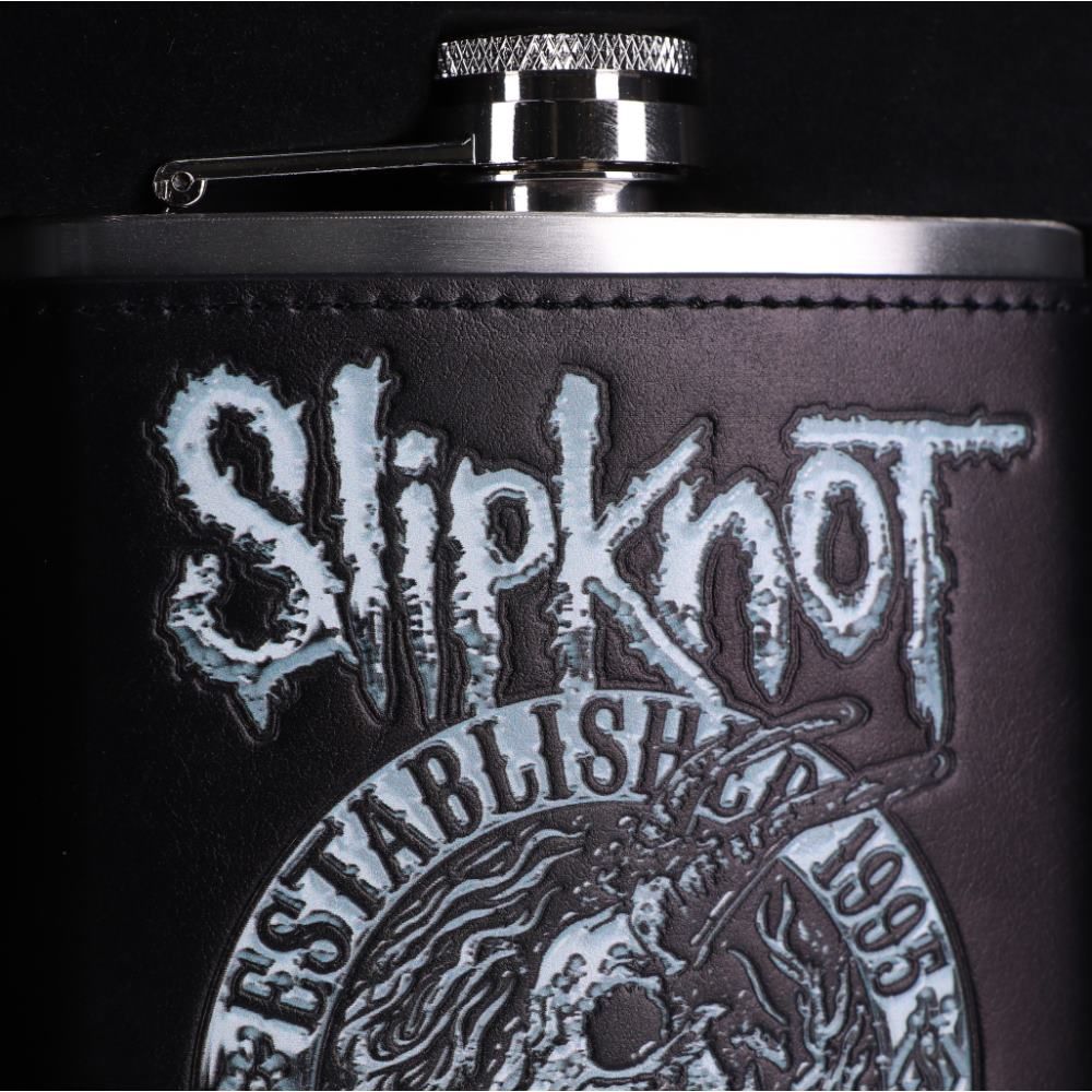 Slipknot - Flaming Goat Hip Flask